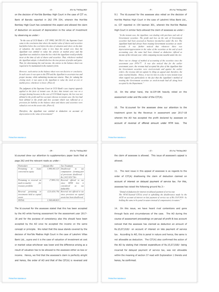 ITAT ORDERS - We Make Your Case Research Less Taxing | PDF