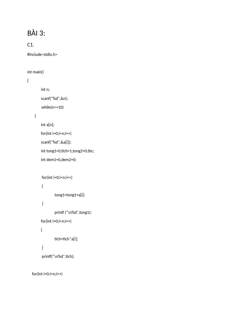 C Programming Exercises and Solutions | PDF | Computer Programming ...