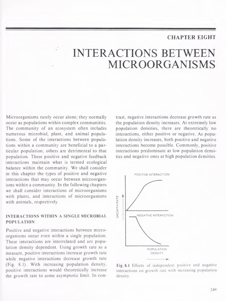 microbial interactions | PDF | Microorganism | Bacteria