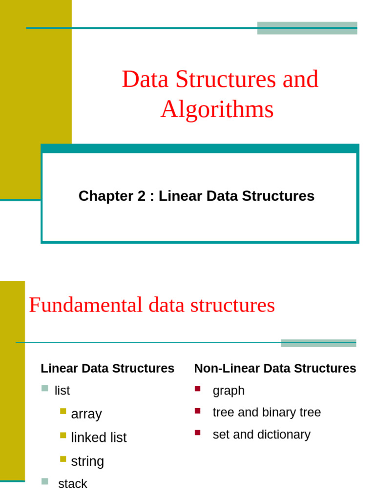 Chapter 2 Linear Data Structures Pdf Software Engineering Computer Programming