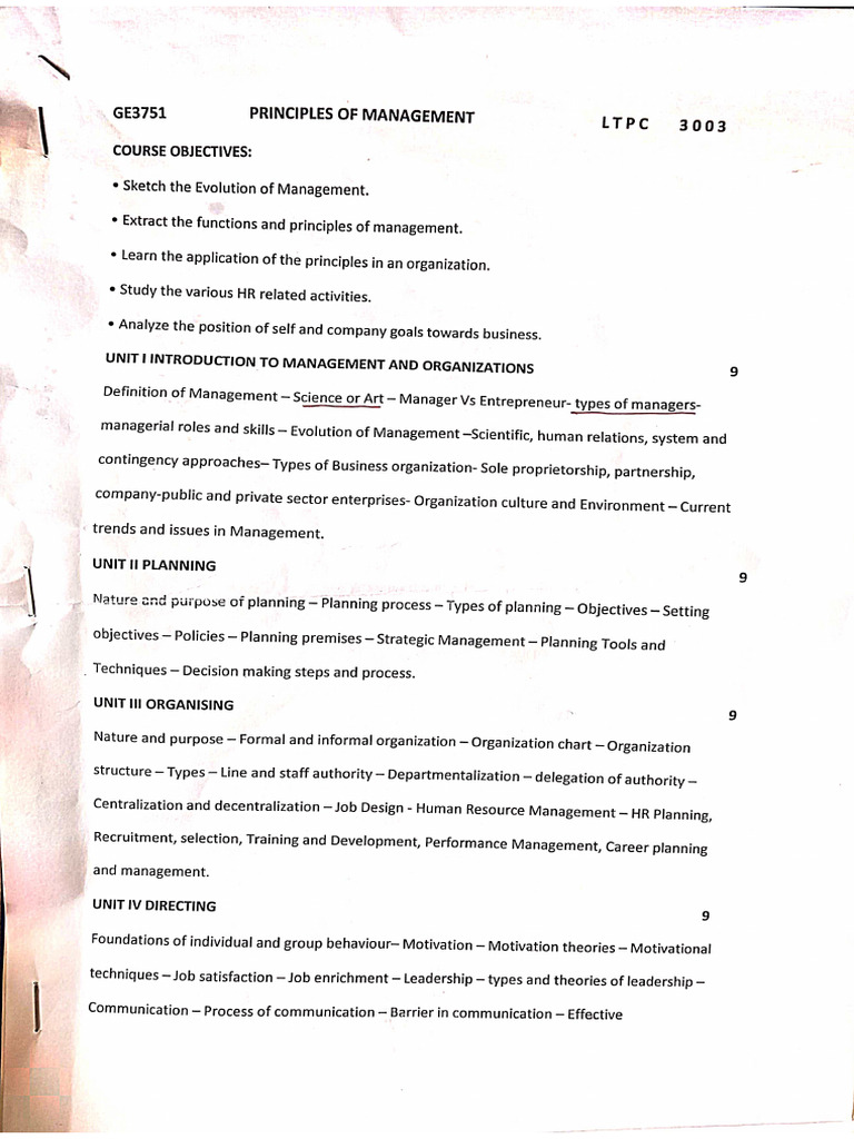 Principles of Management | PDF