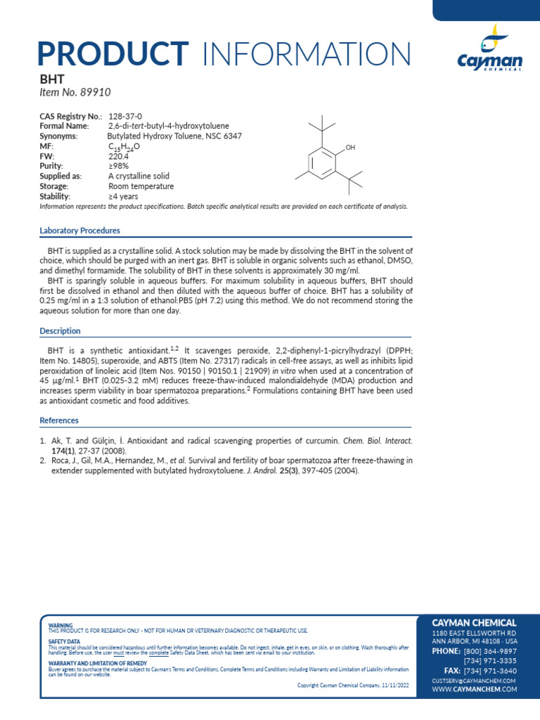 89910 | PDF | Antioxidant | Physical Chemistry