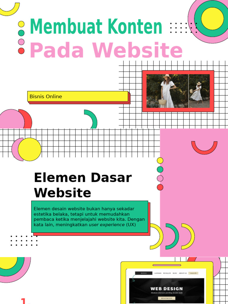 MATERI 3.3.2 Membuat Konten Website | PDF