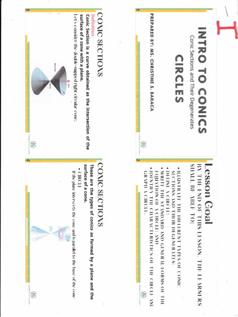 Intro To Conics | PDF