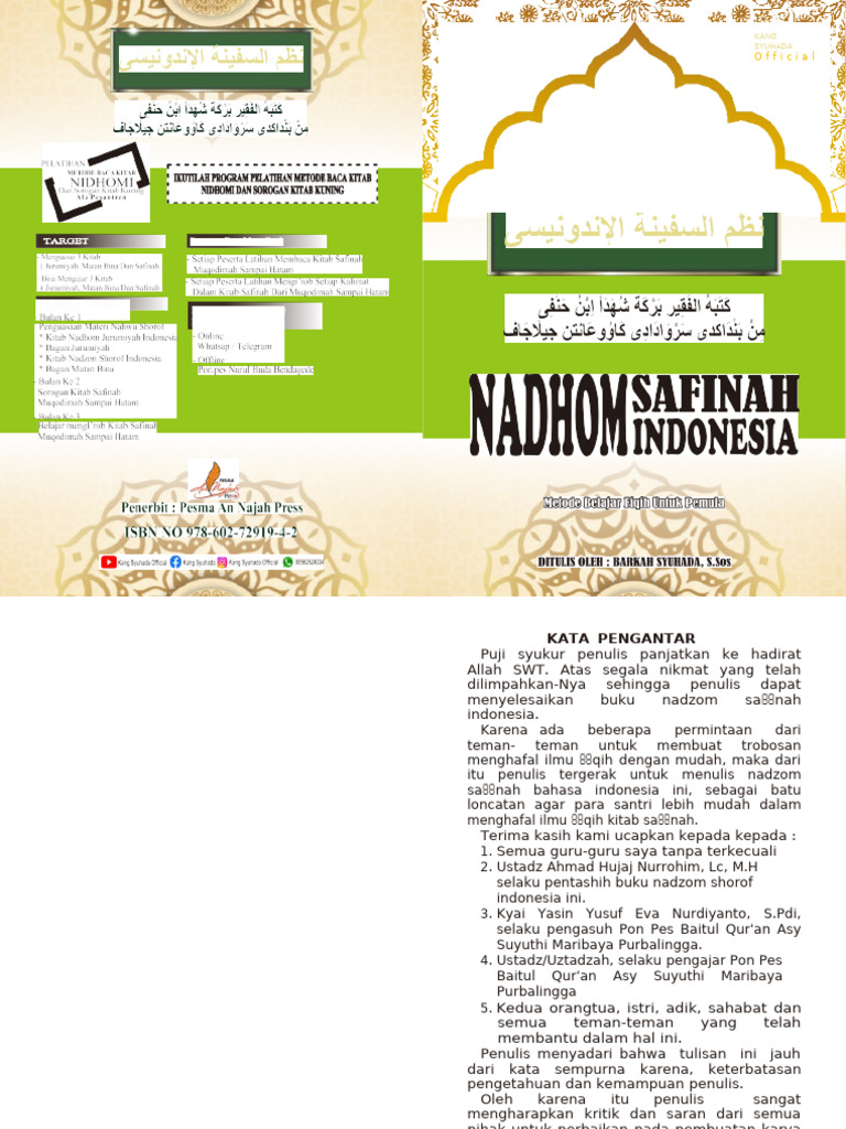 Nadhom Safinah Cetak 2022 | PDF