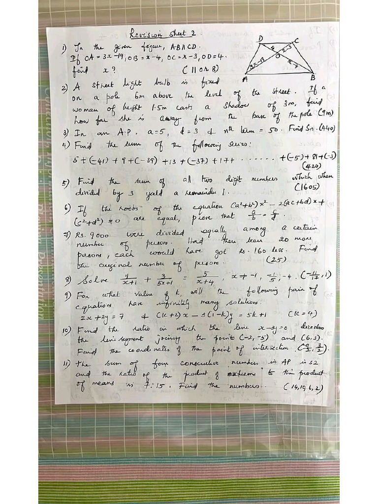 Maths Revision Worksheets Pt3 1 Pdf