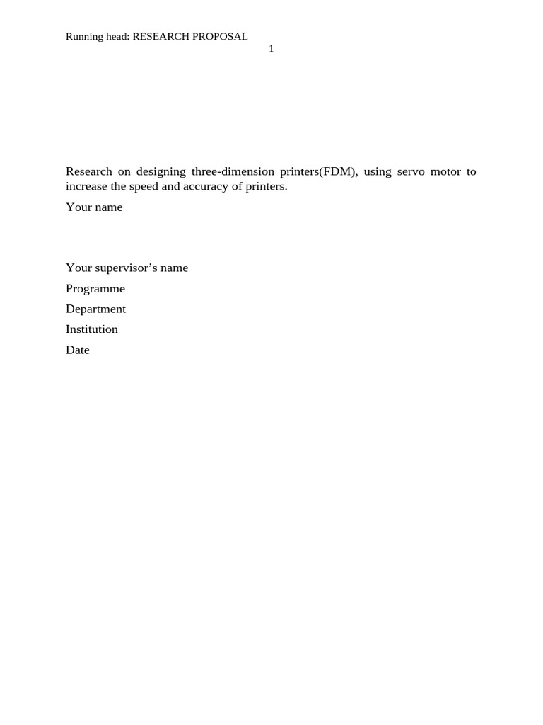Enhancing FDM 3D Printers with Servo Motors | PDF | Electric Motor | 3 ...