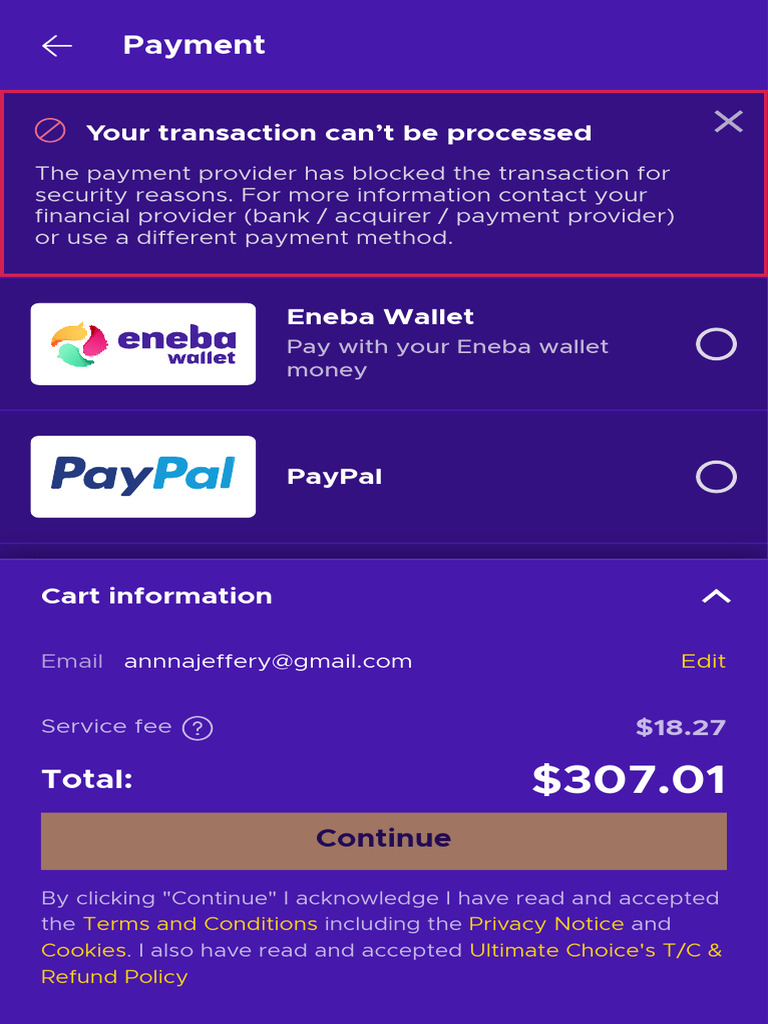 Checkout ENEBA | PDF