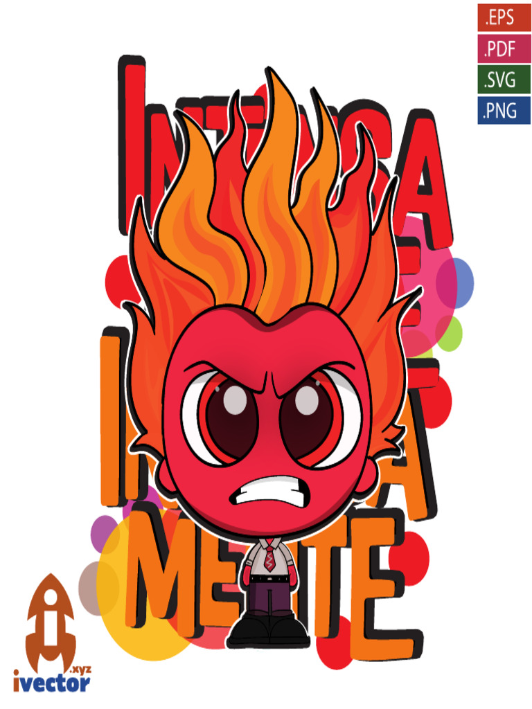 Furia Vector Intensamente Editables DTF Vinil | PDF