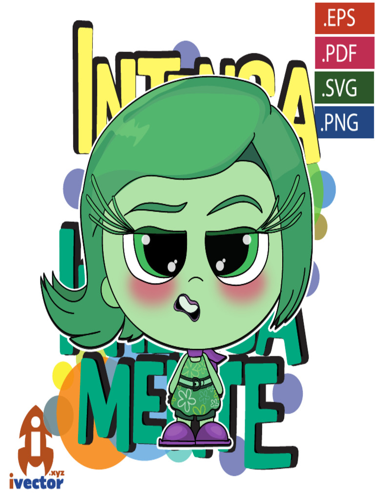 DISGUST DESAGRADO INTENSAMENTE VECTOR EDITABLE EPS PDF | PDF