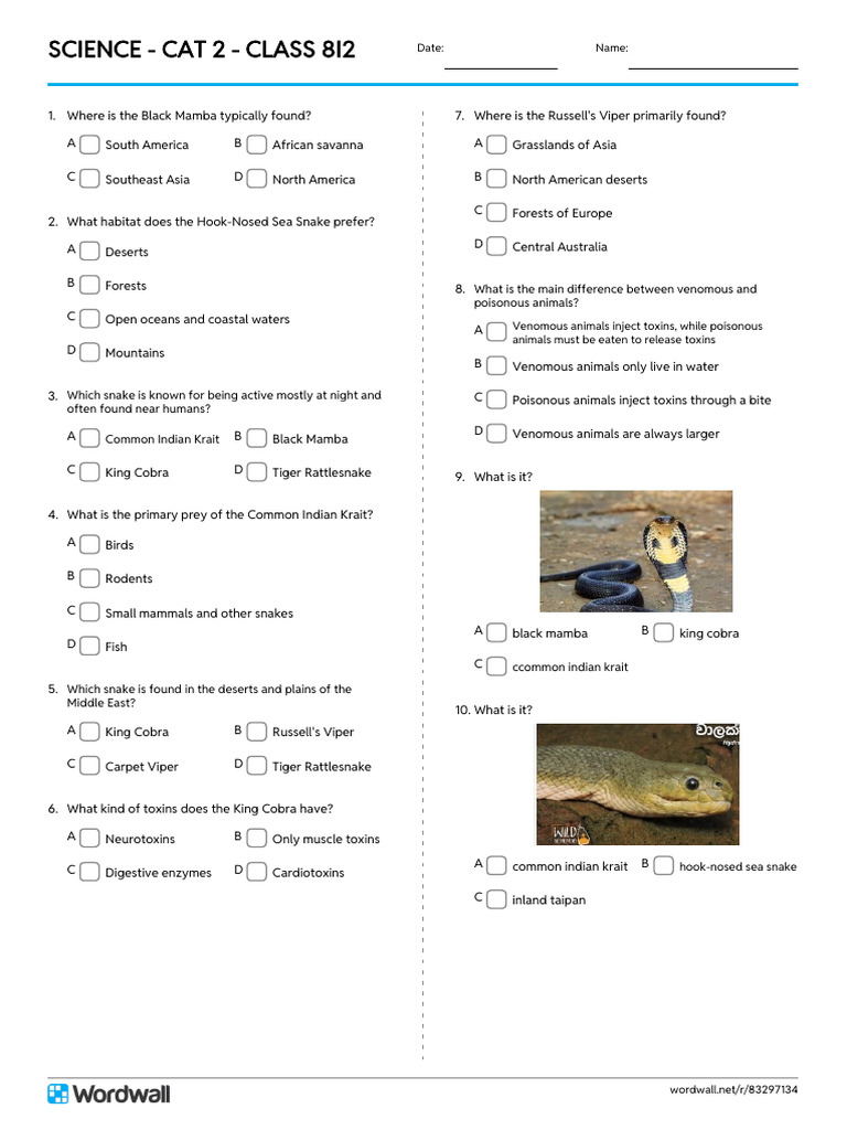 Science - Ladder Book - The Nature Has The Answers | PDF | Snake | Venom