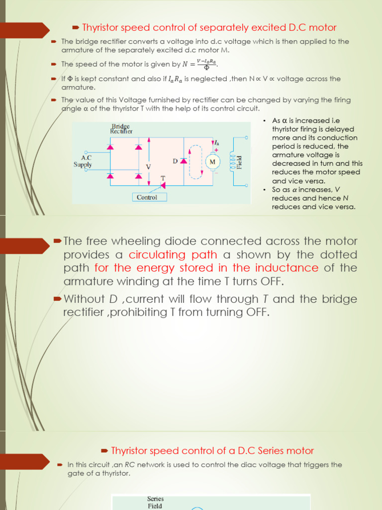 Applications of Thyristors | PDF | Rectifier | Electronic Engineering