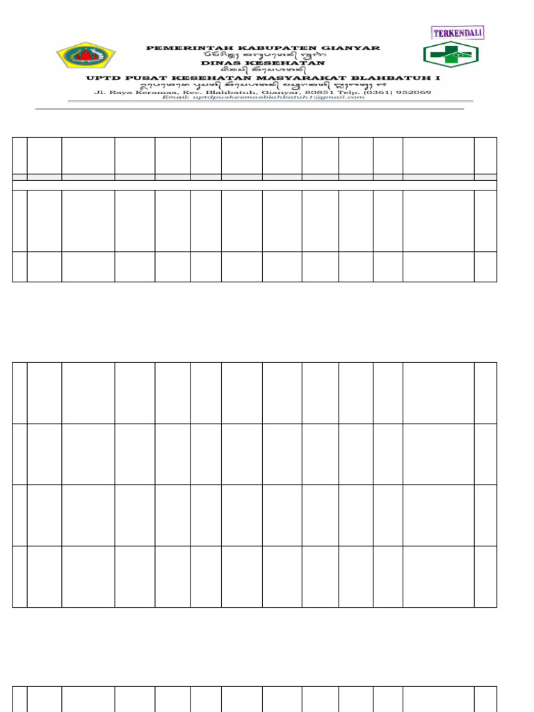 Ruk Puskesmas 2025 | PDF