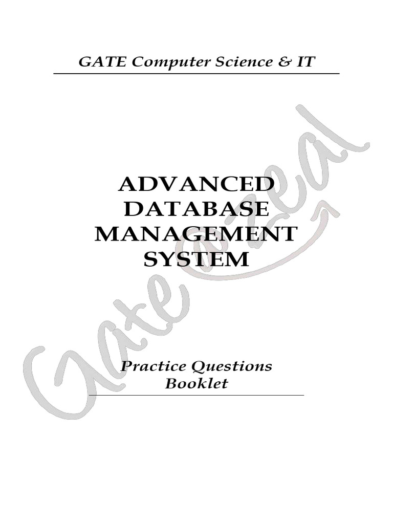 Advanced DBMS 2023 | PDF | Relational Model | Relational Database Advanced DBMS 2023 | PDF | Relational Model | Relational Database