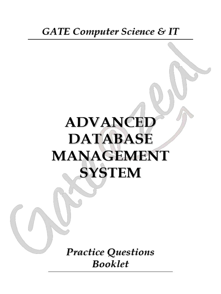 Advanced DBMS Sheet With Sloution_2022 | PDF | Relational Model | Relational Database