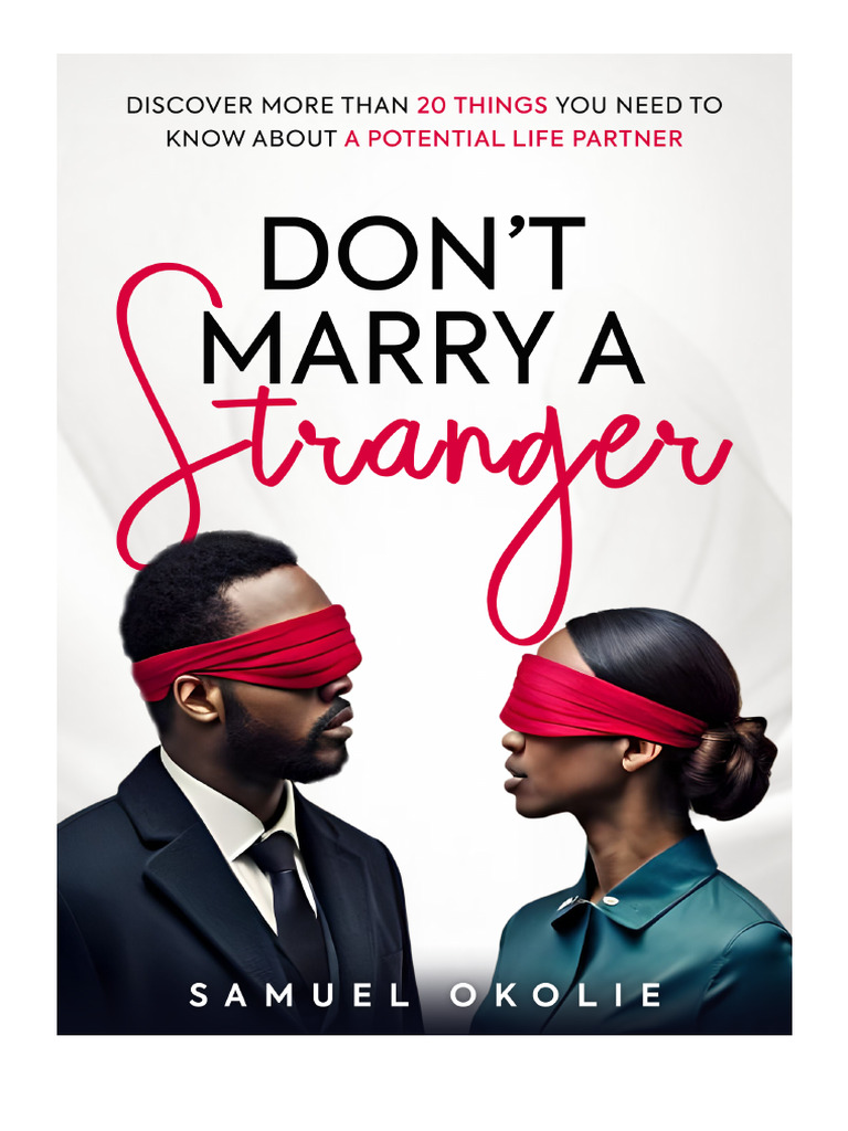 Dont Marry A Stranger | PDF | Temperament | Extraversion And Introversion