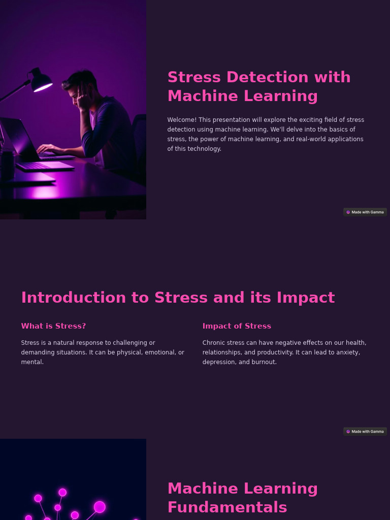 Stress Detection With Machine Learning Pdf Machine Learning Cognitive Science