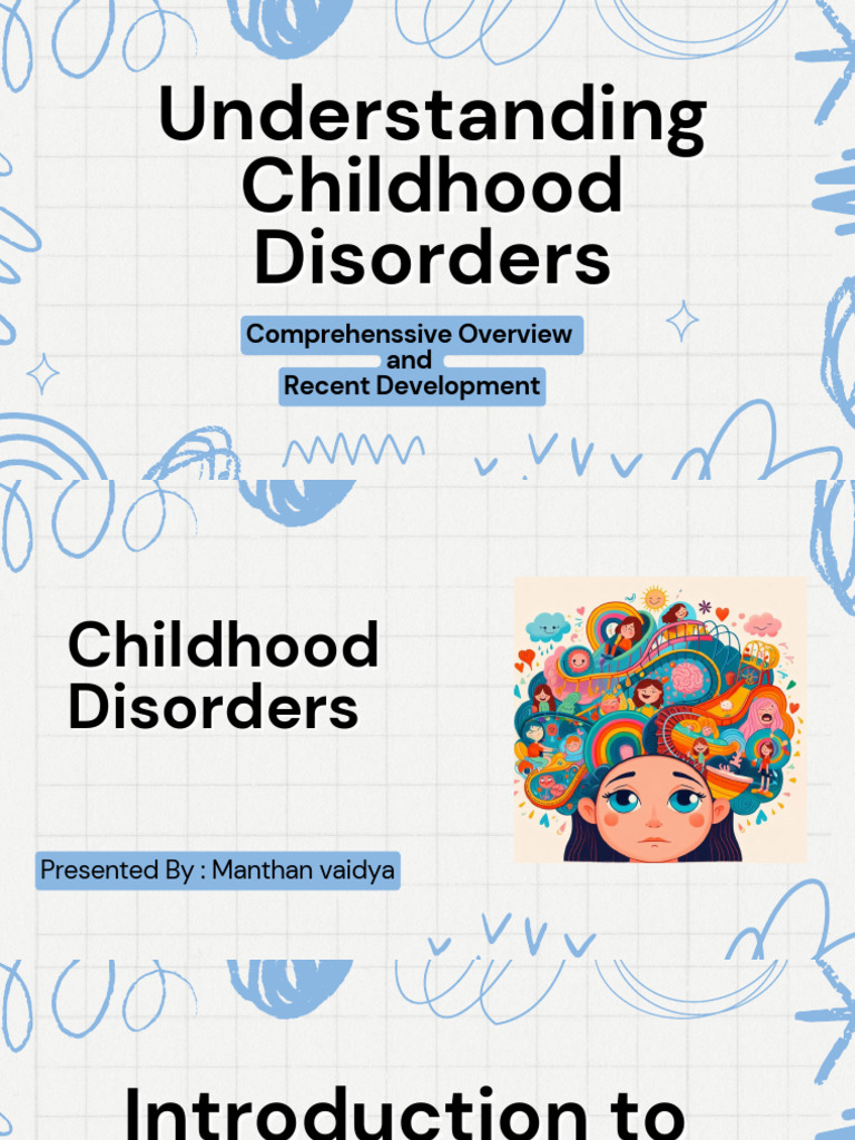 Understanding Childhood Disorder | PDF