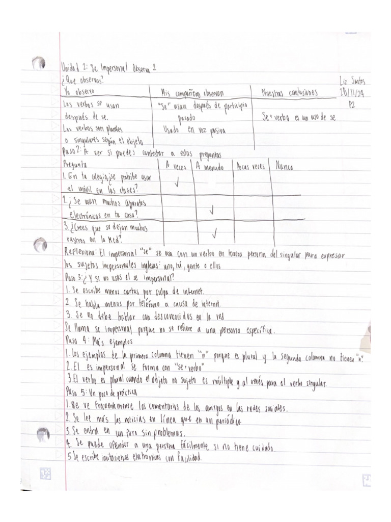 Los Verbos Se Usan | PDF