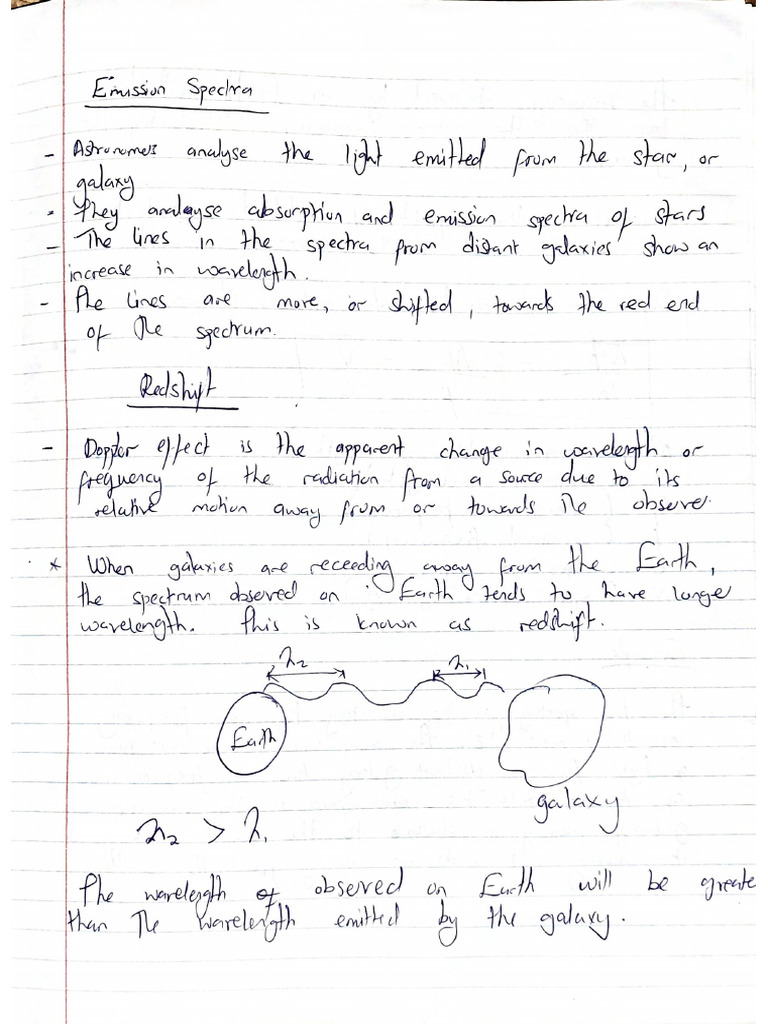 Astronomy and Cosmology Final | PDF