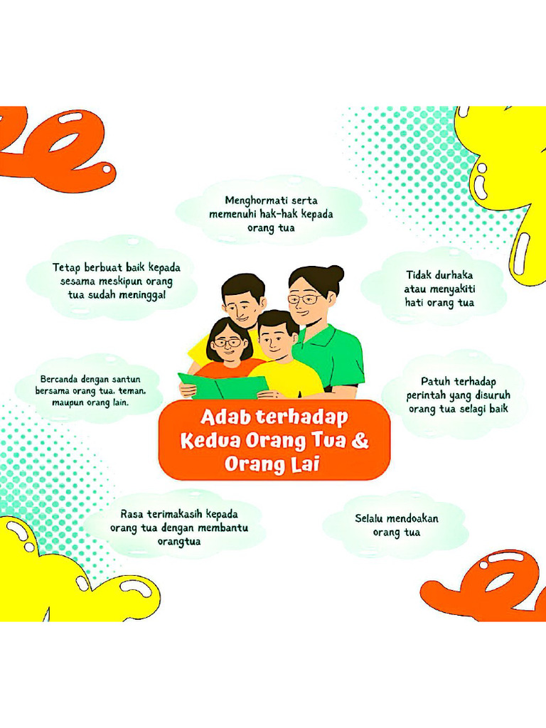 Poster ajakan sopan santun kepada orang tua & orang lain | PDF