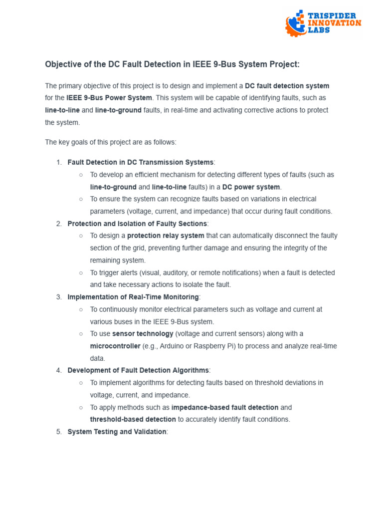 Fault detection in IEEE 9 BUS SYSTEM | PDF | Electric Power Transmission | Direct Current