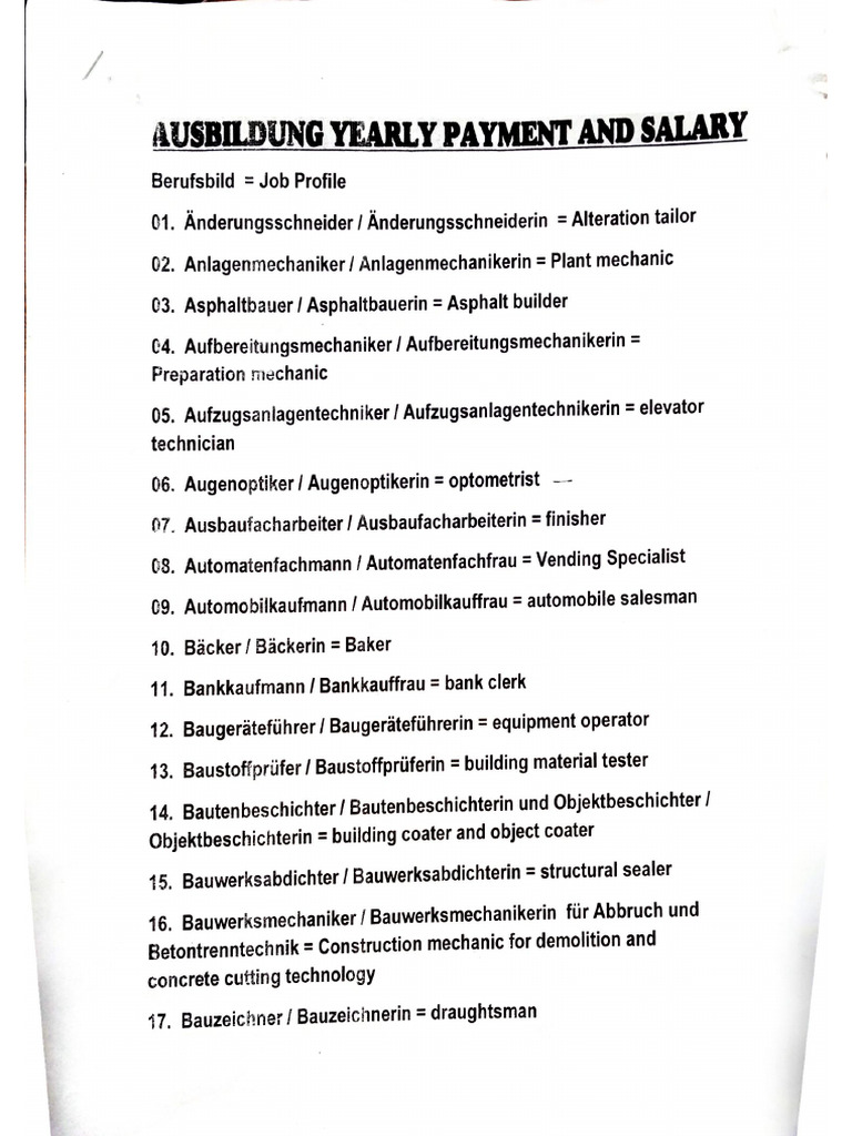 Ausbuildung | PDF