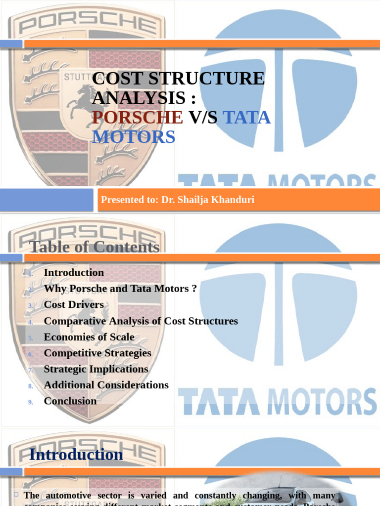Cost Structure Analysis 2 | PDF | Economies Of Scale | Electric Vehicle