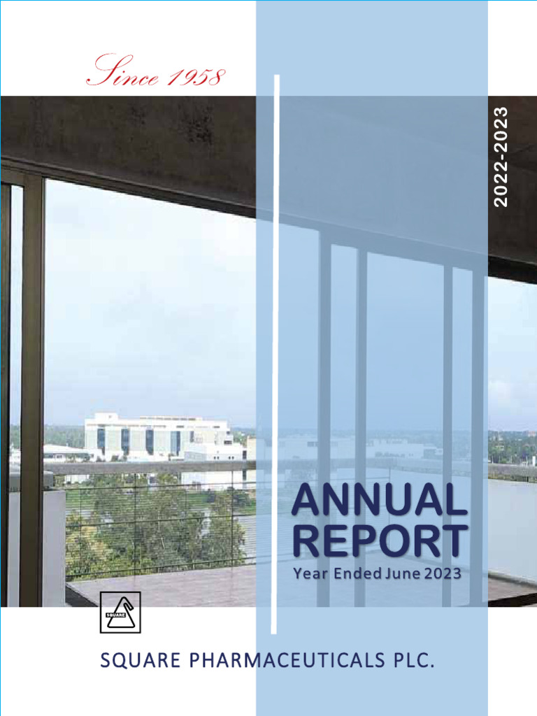 Square Pharmaceuticals Annual Report 2023 | PDF | Dividend | Financial ...