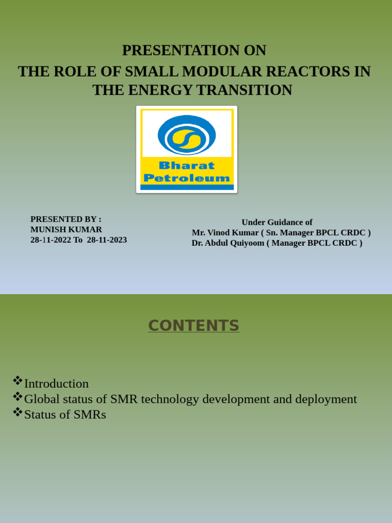 SMR | PDF | Nuclear Reactor | Nuclear Technology