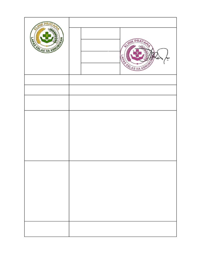 SPO DESINFEKSI LINEN KOTOR INFEKSIUS KLINIK LAPAS KEROBOKAN | PDF