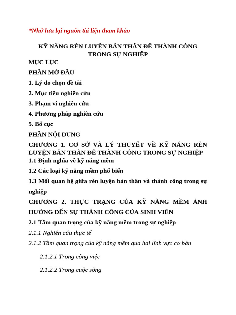 các ý cần tìm hiểu của tiểu luận môn KNM | PDF