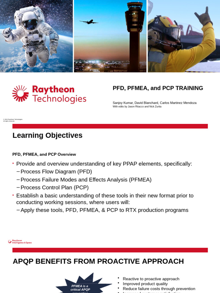 PFD_PFMEA_CP TRAINING rev c | PDF | Screw | Mechanical Engineering