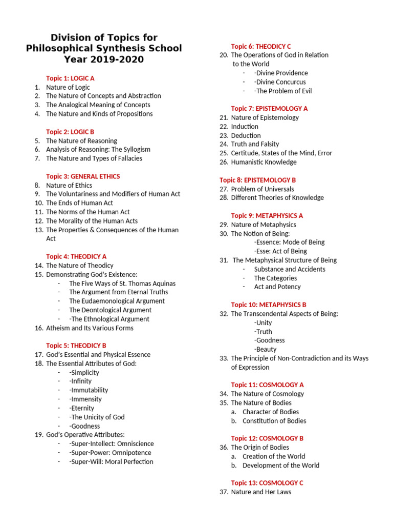 Comprehensive-Exam-Topics | PDF | Logic | Epistemology