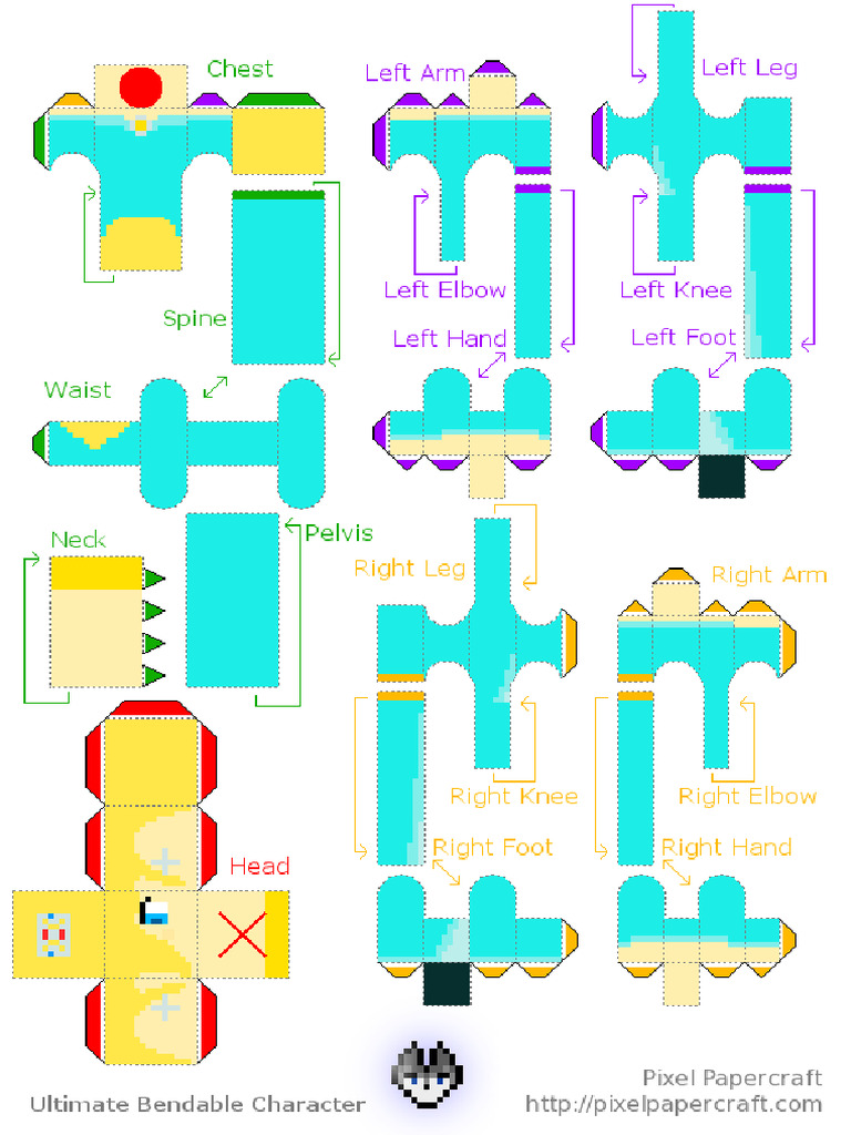 Minecraft Bendable Character | PDF