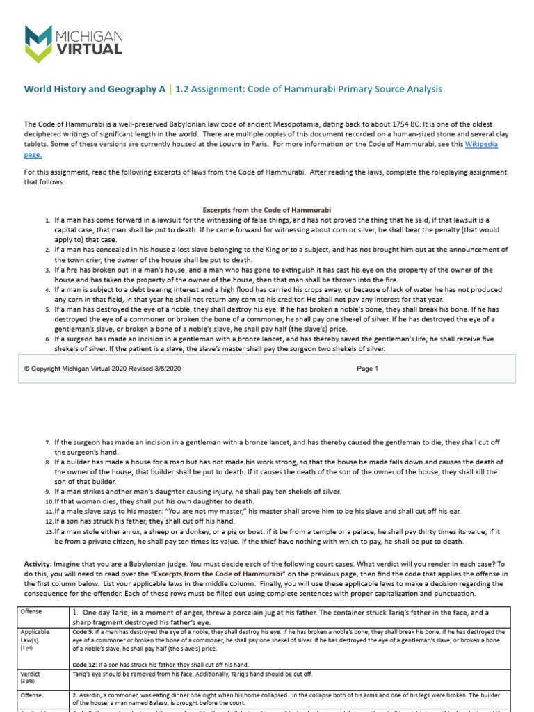 1.2 Primary Source Analysis | PDF | Justice | Crime & Violence