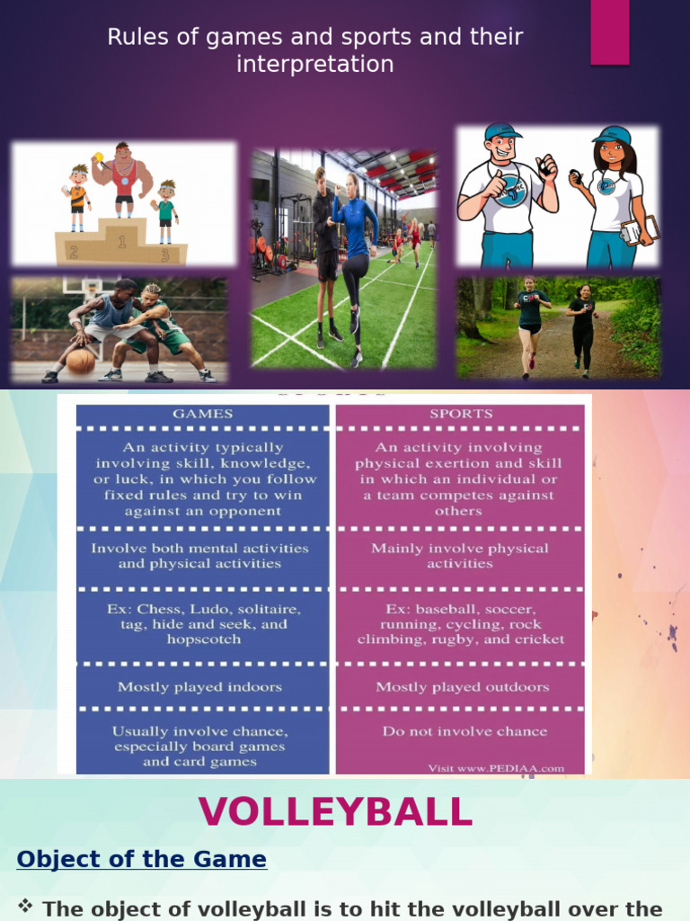 4 Rules of Games and Sports - Volleyball | PDF | Volleyball | Team Sports