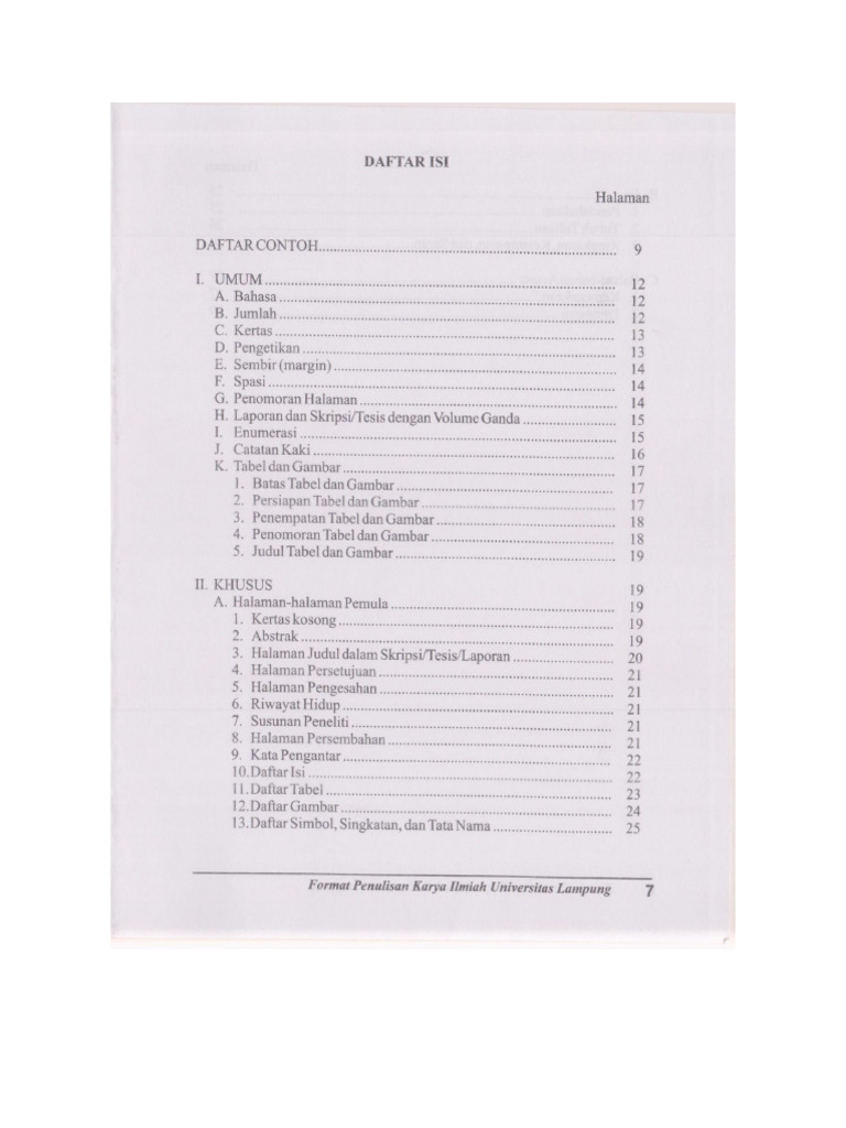 Daftar Isi | PDF