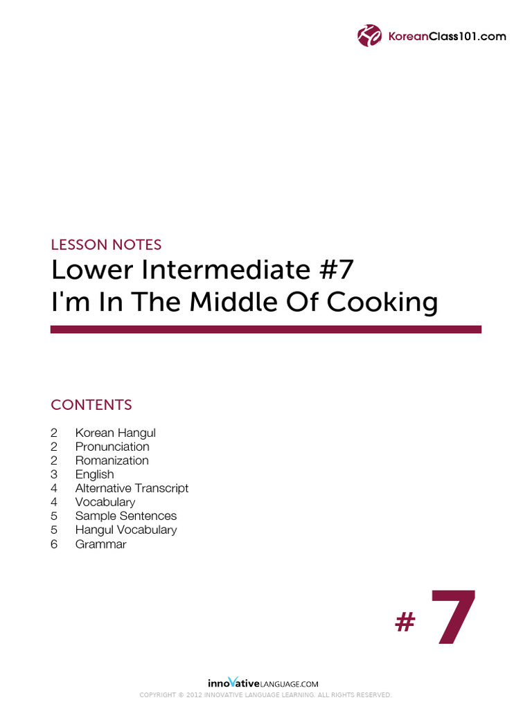 level3 lesson7 | PDF
