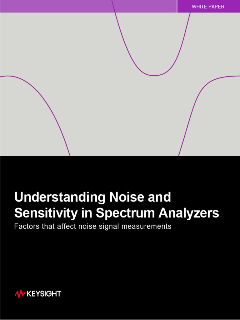 Understanding Noise and Sensitivity in Spectrum Analyzers | PDF | Signal To Noise Ratio ...
