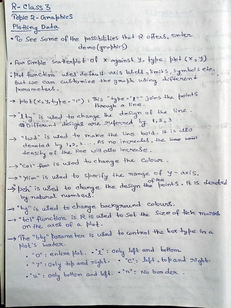R Programming: Data Plotting Techniques | PDF