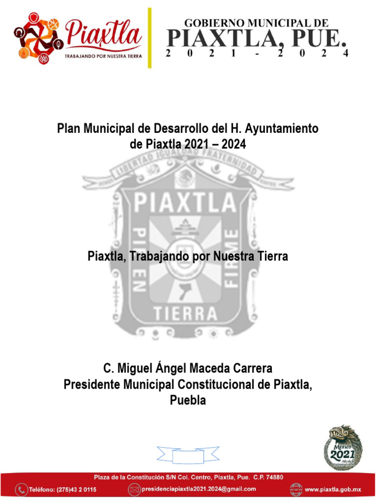 Piaxtla_PMD_2021-2024 | PDF