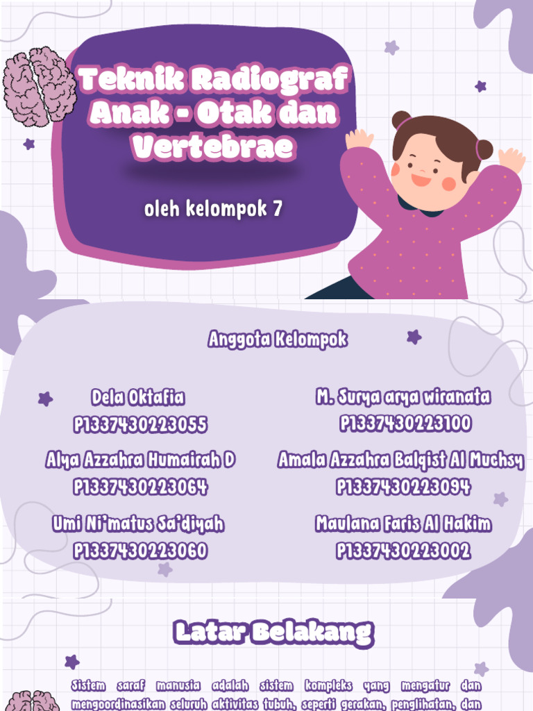 Myelografi pada Anak dan Vertebrae | PDF