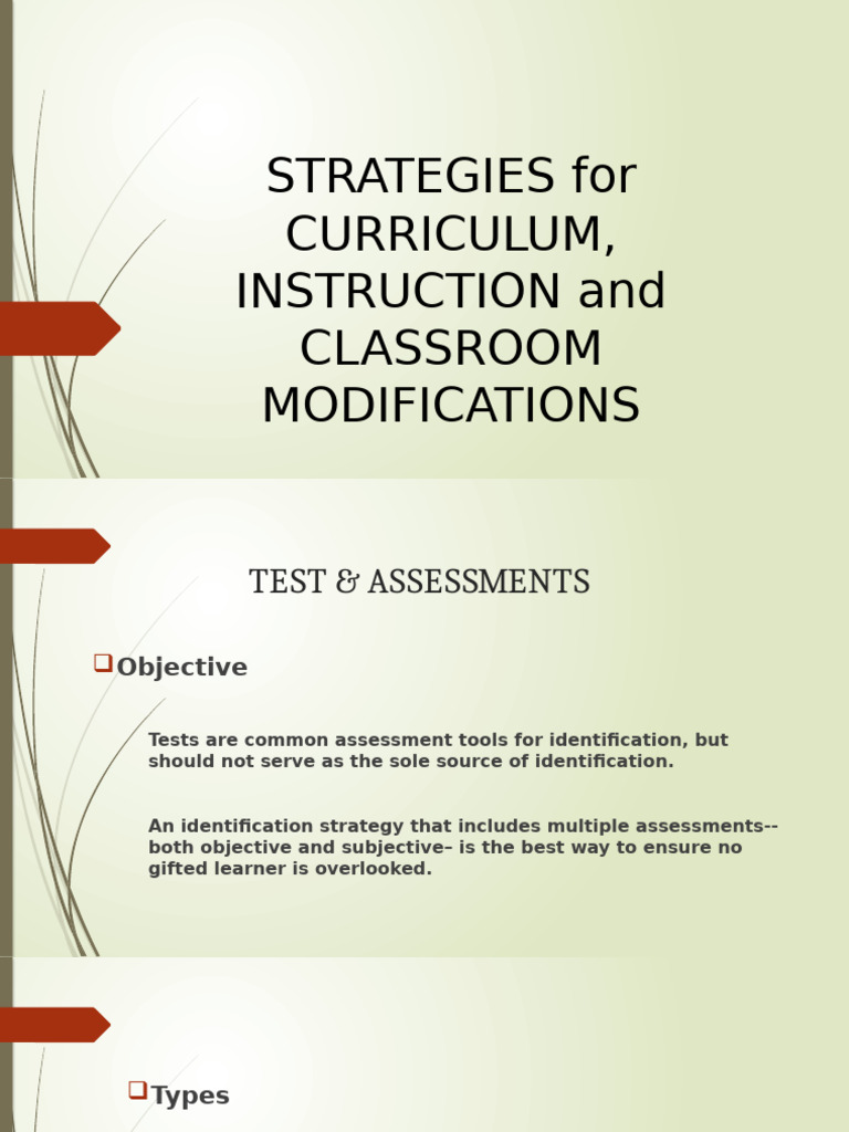Identifying Gifted Students: Strategies & Assessments | PDF