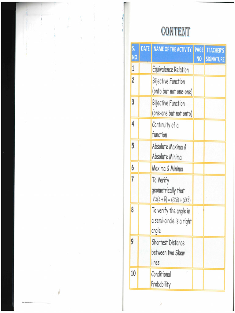 Mathematics Lab Activity | PDF