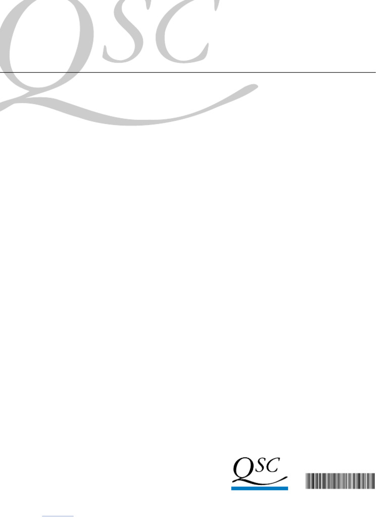 Manual QSC Audio 1400 - ManualsBase.com | PDF | Amplifier | Electrical ...