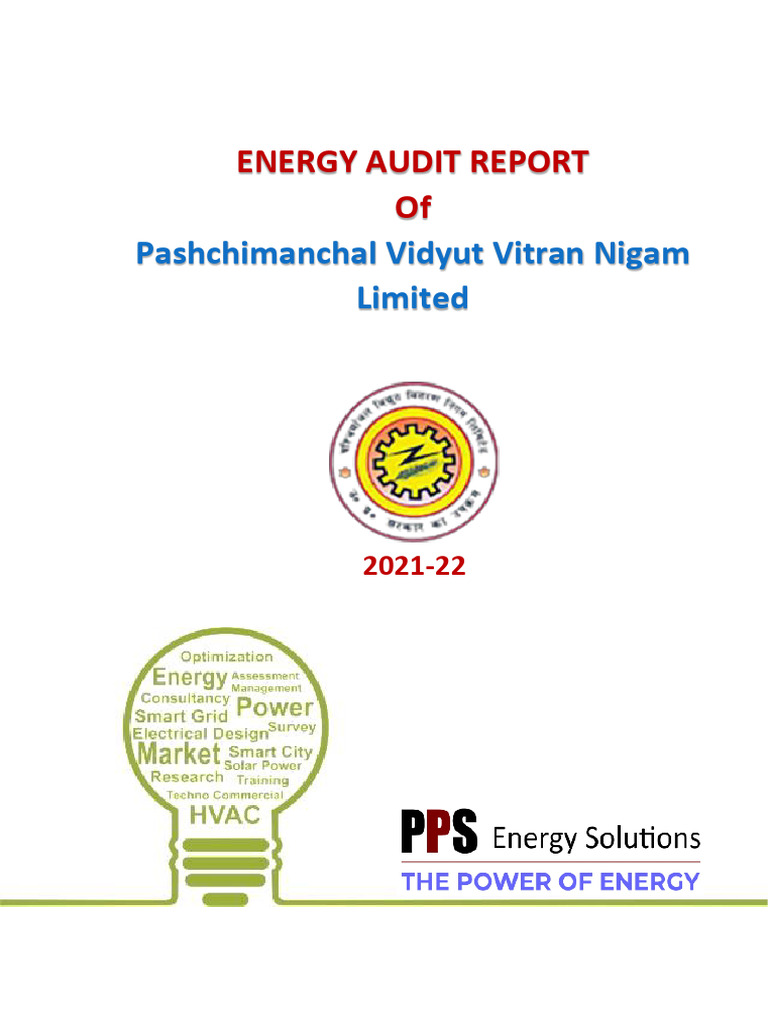 PVVNL Report 2021 2022 | PDF | Electric Power Distribution | Audit