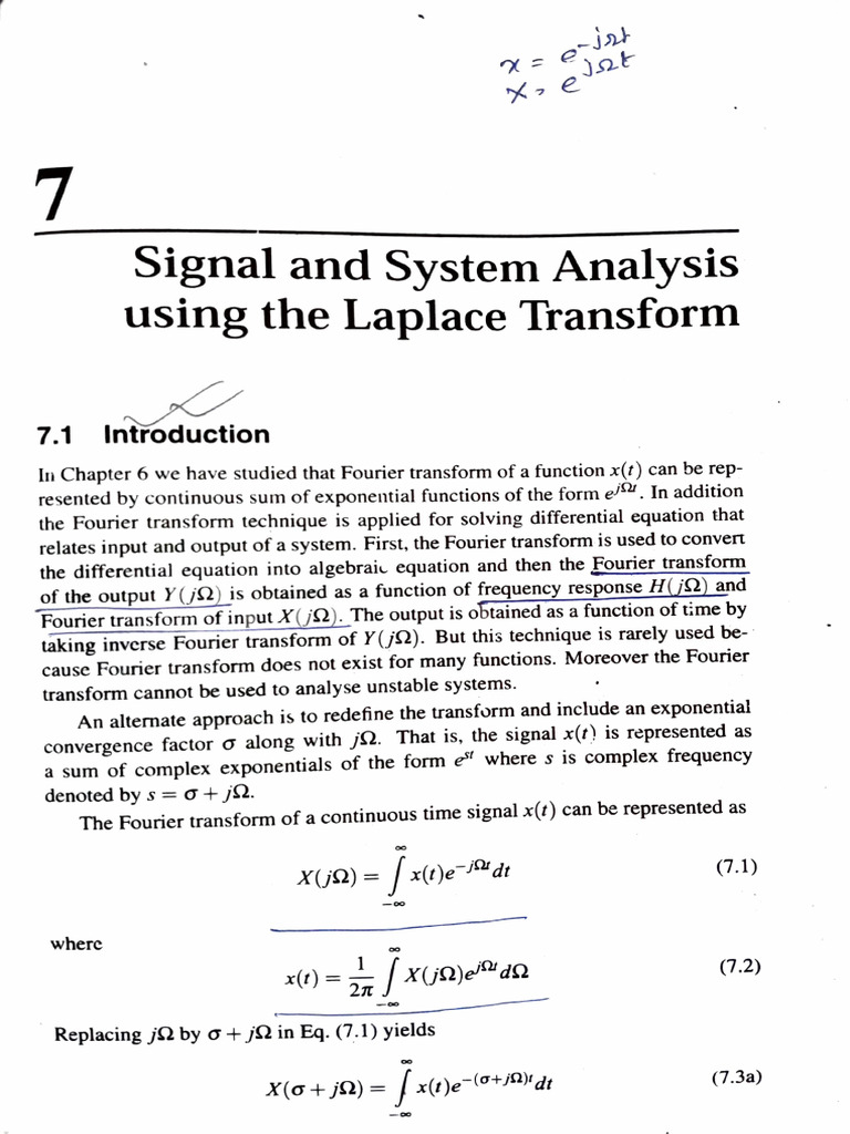 Laplace Transform Introduction | PDF | Laplace Transform | Fourier Transform