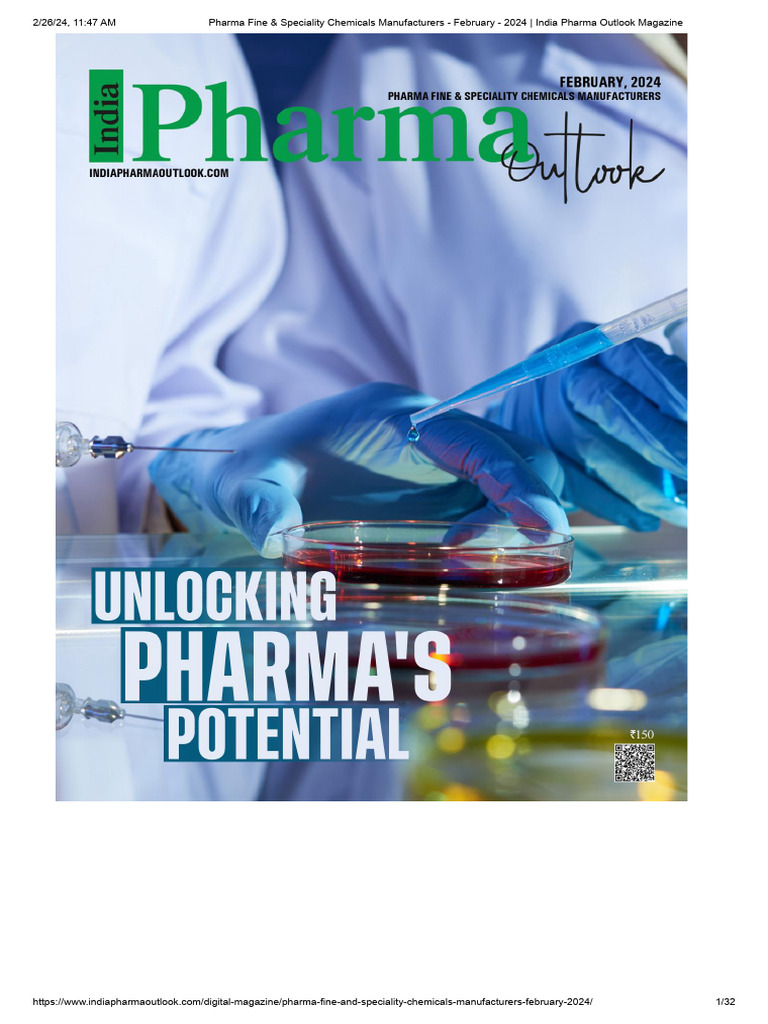 Pharma Fine & Speciality Chemicals Manufacturers - February - 2024 ...