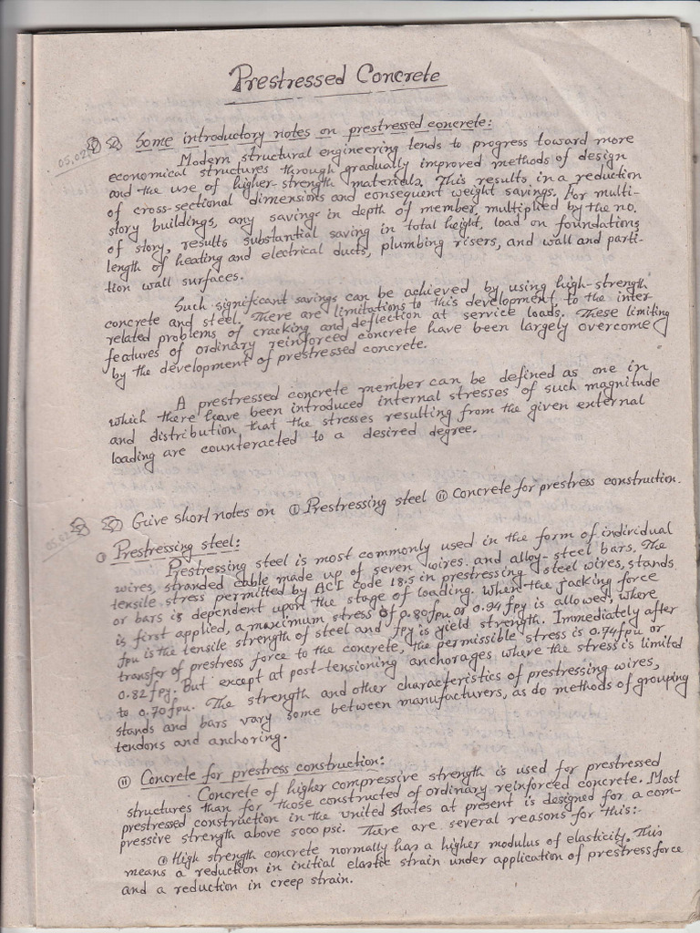 Prestressed Concrete Pdf